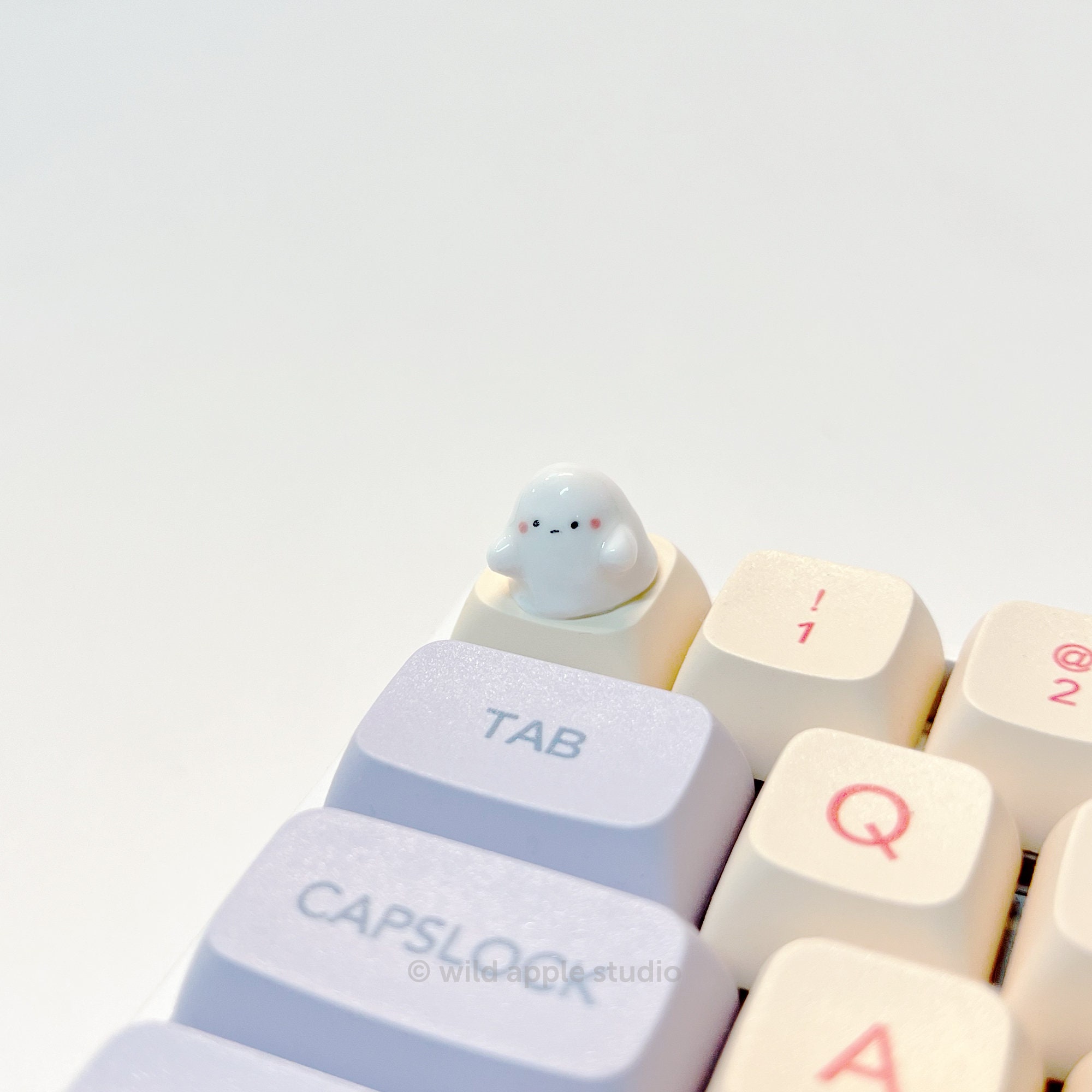 Baby Ghost Artisan Keycap Grumpy Ghost Keycap Cute Keycap - Etsy Australia