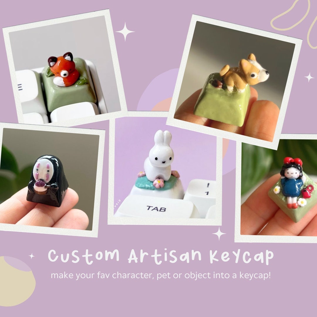 Custom Artisan Keycap MX Stem Keycaps Handmade Gifts Gamer Gift - Etsy