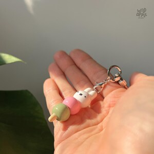 Miffy Dango Keychain | Valentine's Day Gift | Handmade - Etsy