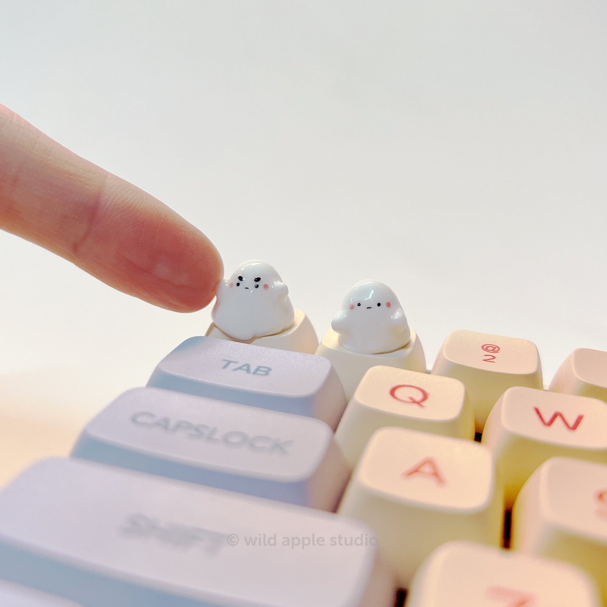 Baby Ghost Artisan Keycap Grumpy Ghost Keycap Cute Keycap - Etsy Australia