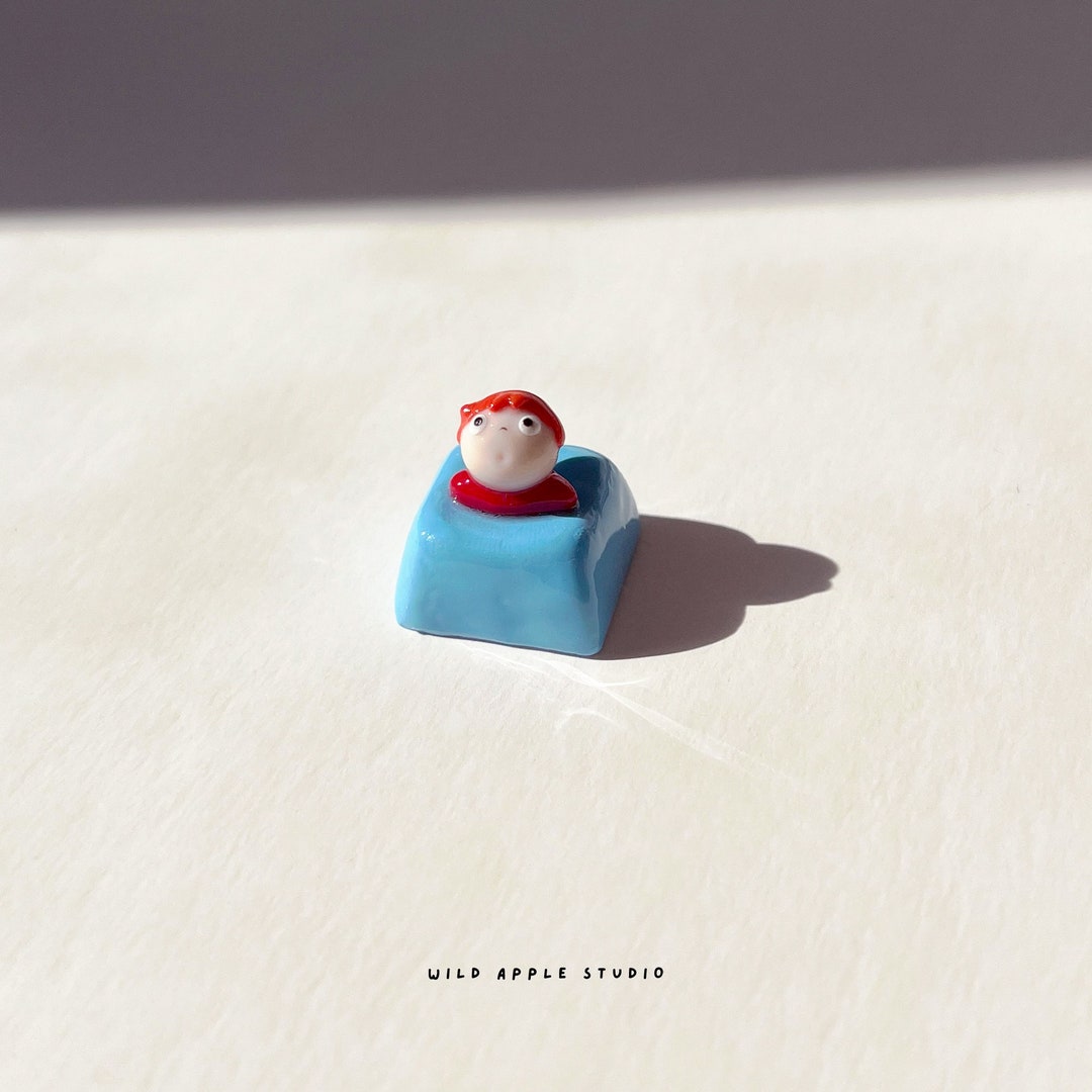 Ponyo Artisan Keycap Artisan Keycaps Handmade Studio Ghibli Keycap Cute ...