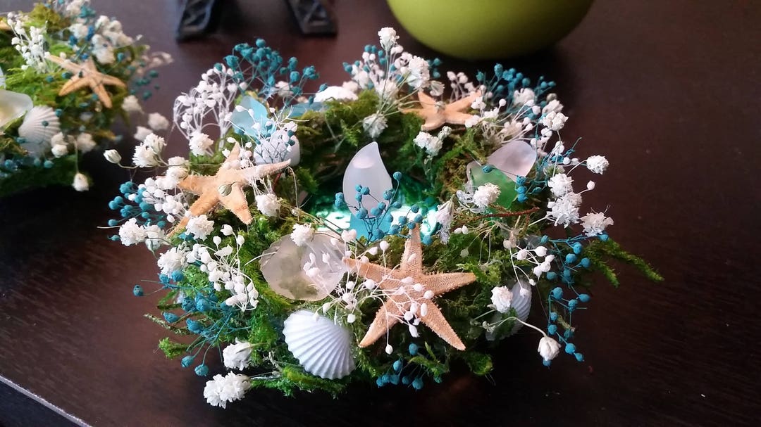 Shell Votive Candle Holders Beach Decor Nautical Decor - Etsy