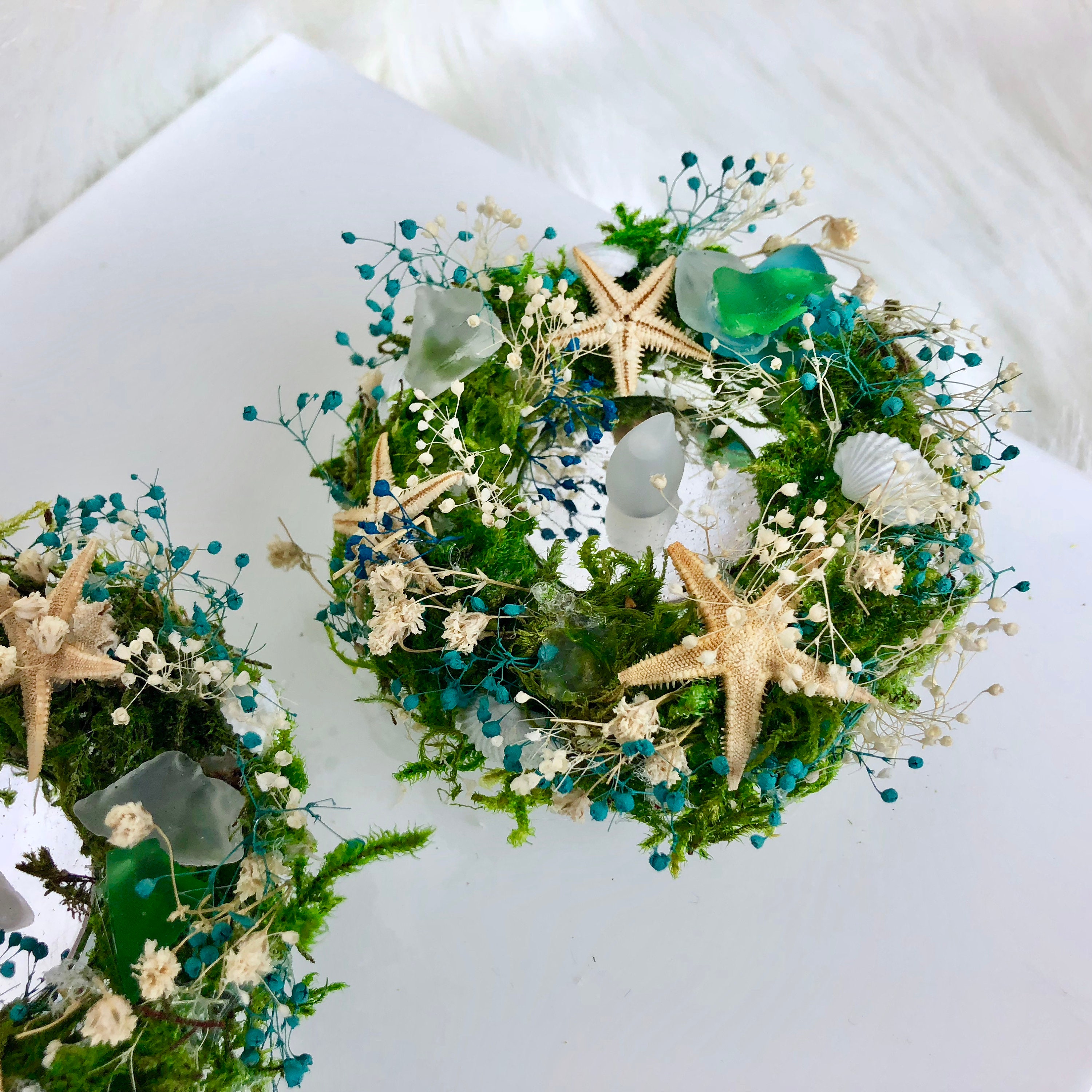 Shell Votive Candle Holders Beach Decor Nautical Decor - Etsy