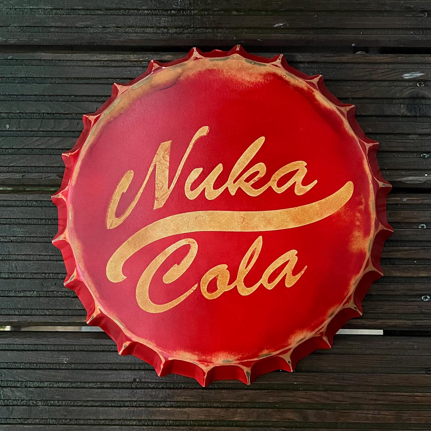 Fallout Nuka Cola Bottle Cap Wall Hanging Decoration - Etsy