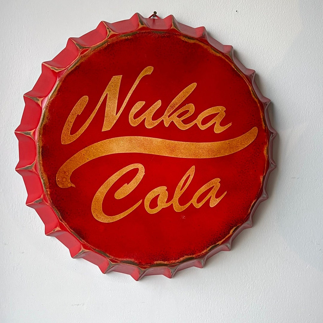 Fallout Nuka Cola Bottle Cap Wall Hanging Decoration - Etsy