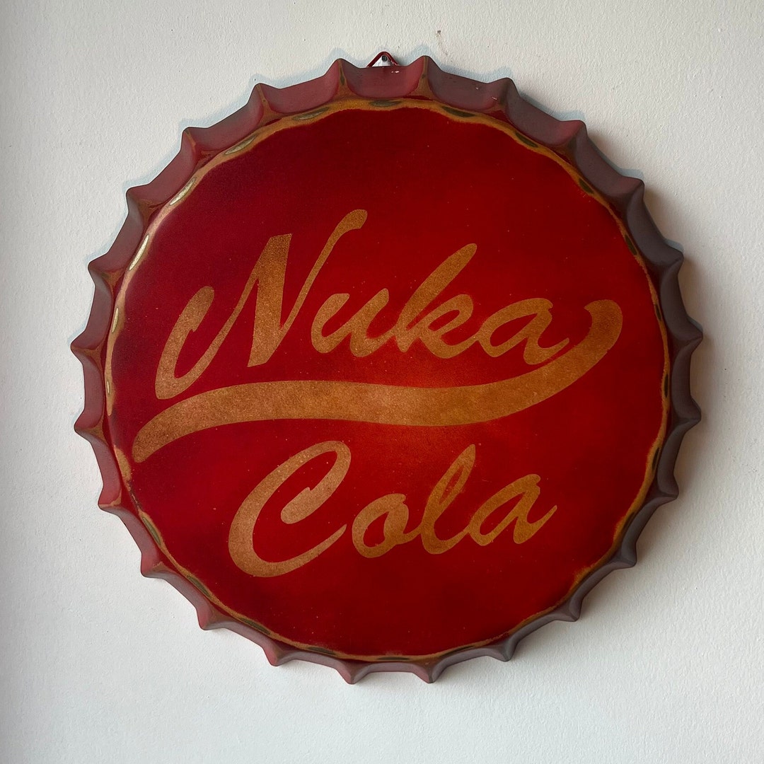 Nuka Cola Bottle Cap Wall Hanging Fallout Decorations - Etsy