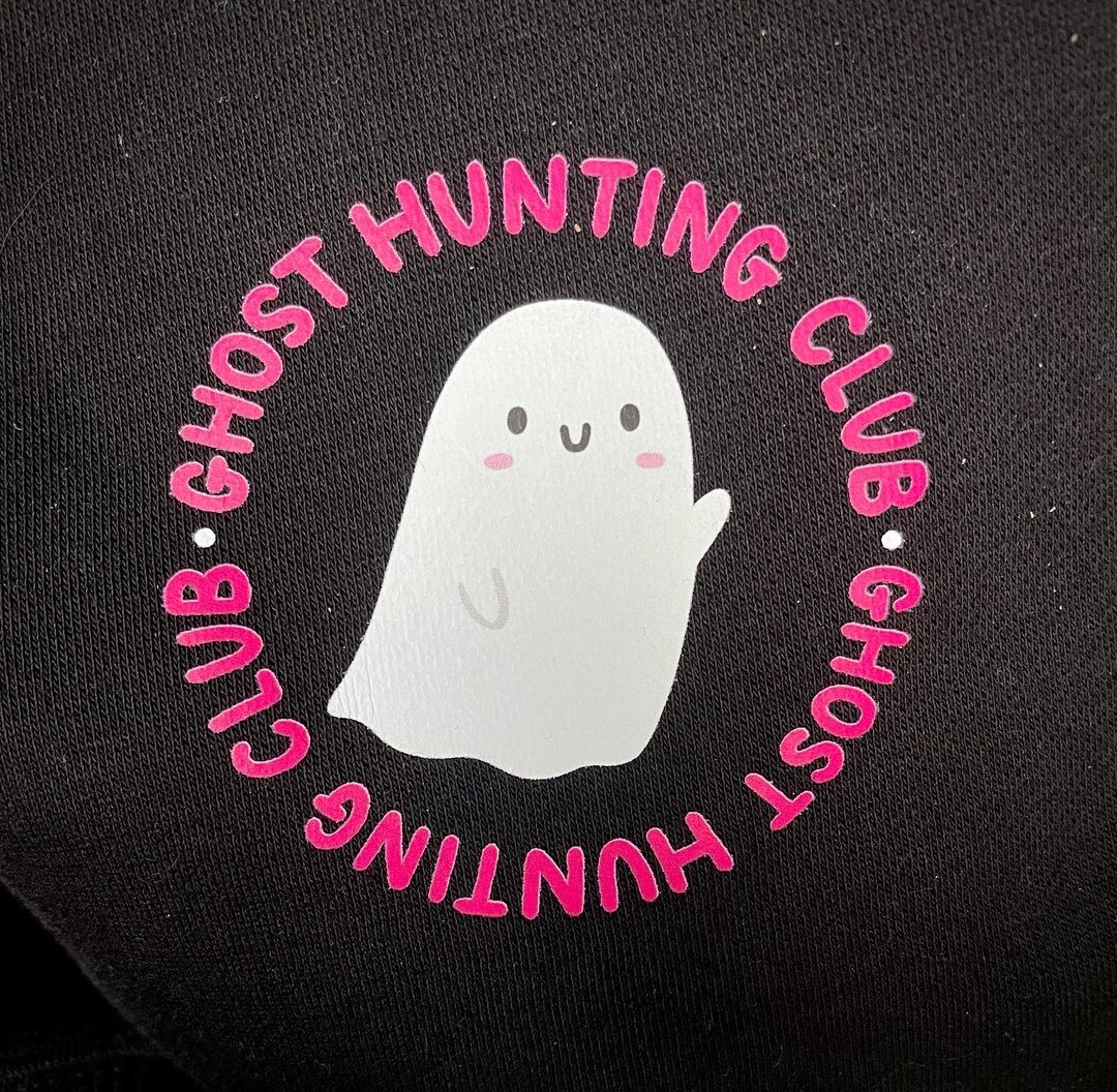 Ghost Hunting Club T-shirt Transfer - Etsy