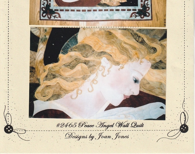 Quilt Kit Peace Angel Wall Quilt Designer Joan Jones Seams Like Home ...