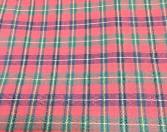 Pink Blue Plaid - Etsy