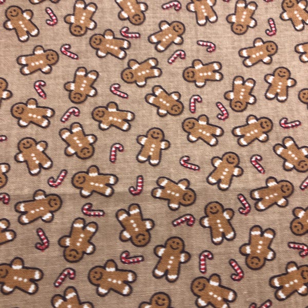 Gingerbread Fabric - Etsy