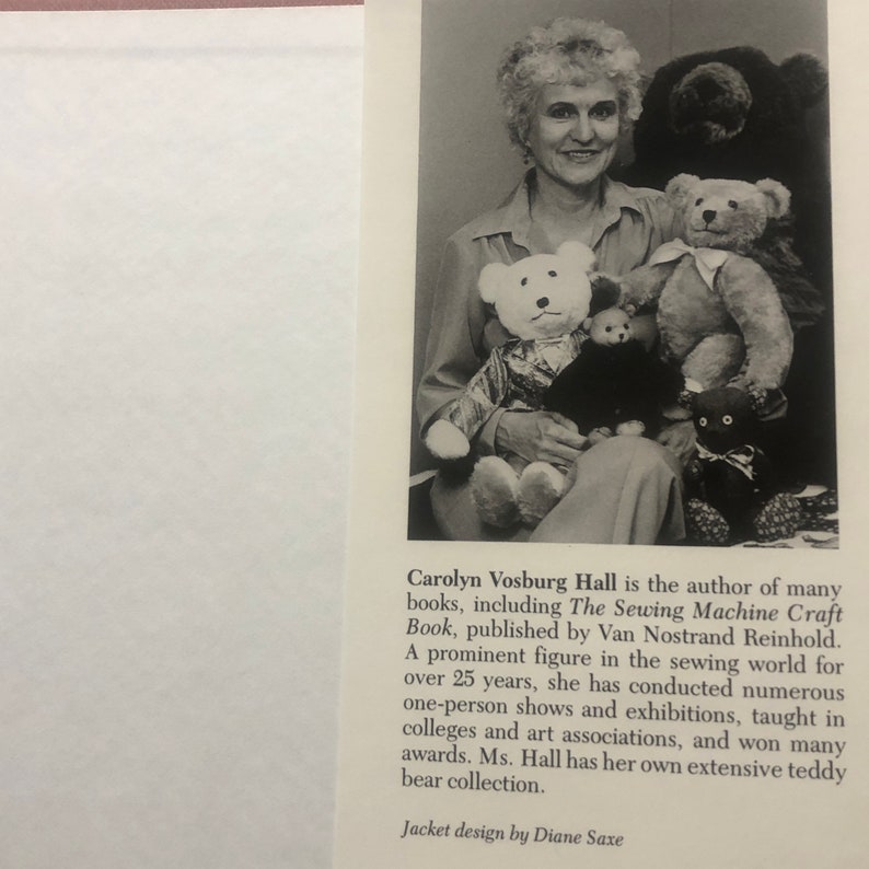 The Teddy Bear Craft Book Carolyn Vosburg Hall Hardcover Published in ...