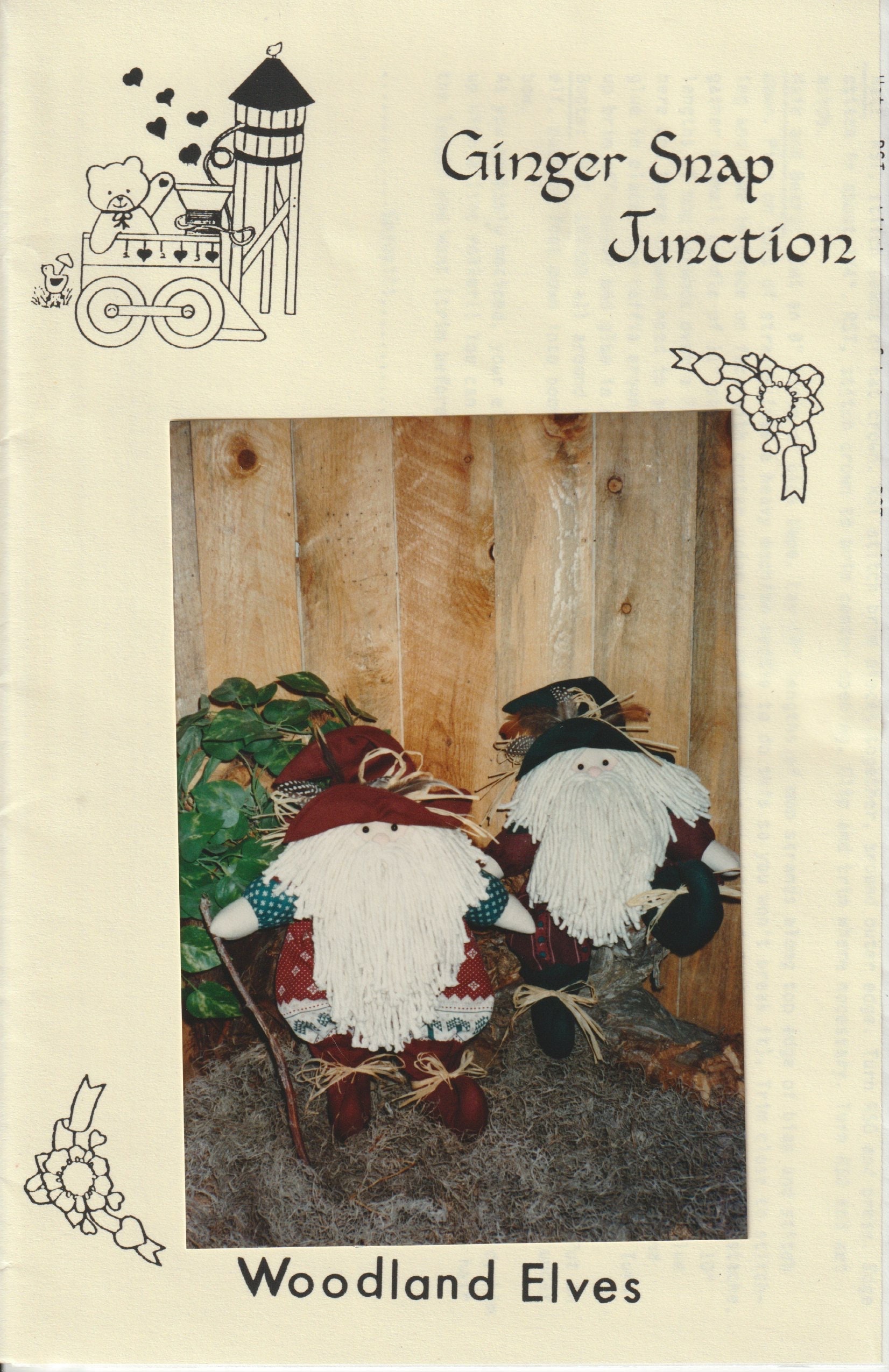 Woodland Elves 16" Dolls Sewing Pattern: Knickers, Collar, Hats & Boots ...