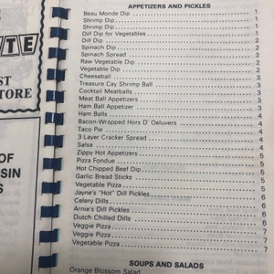 Dells Country Cooking Cookbook Jaycee Women Comb Bound 1970's-1980's ...