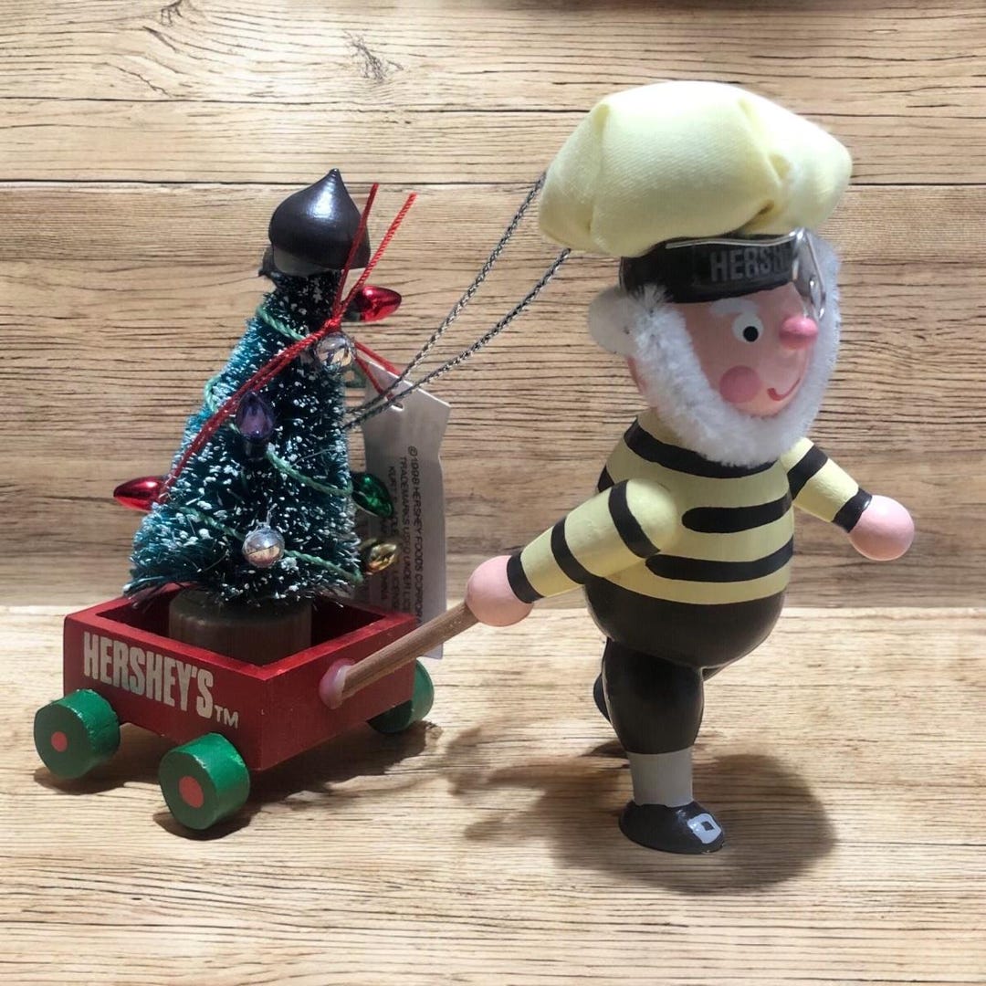 Kurt Adler Baker Elf Ornament: Hershey Kiss Christmas Tree, 1998 ...