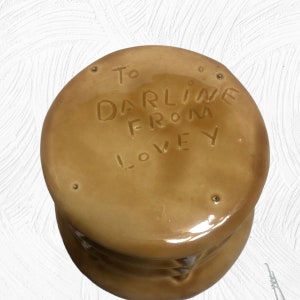 Vintage Cookie Jar Ice Cream Cone Chocolate Vanilla Swirl Handpainted ...