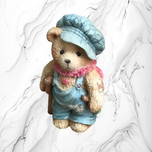 Cherished Teddies Tiny Ted-bear God Bless Us Everyone Boy Bear With ...