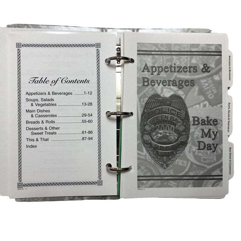 Go Ahead Bake My Day Cookbook, Green Bay Police Department - Etsy