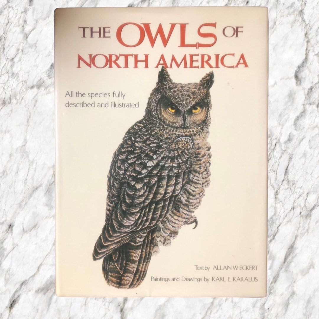 The Owls of North America All Species Hardcover Book Illustrations ...