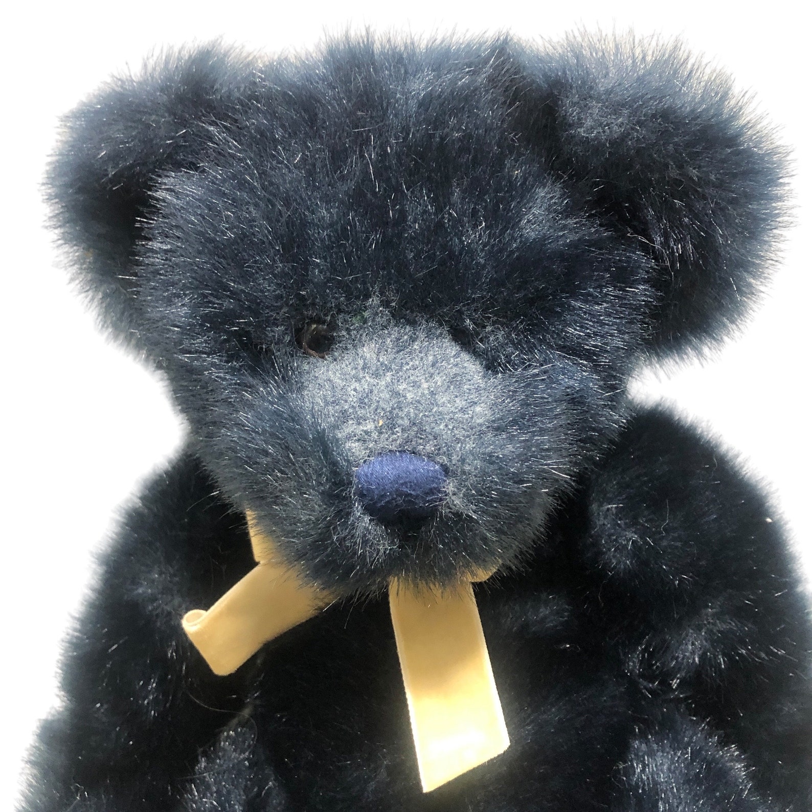 Russ Peace Teddy Bear Plush Dark Sapphire Blue Alleluia Tush Tag - Etsy