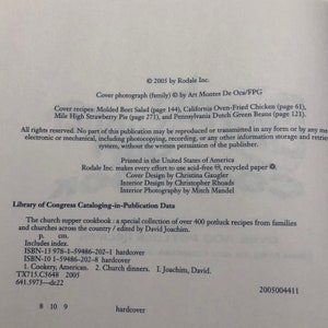 The Church Supper Cookbook A Special Collection of Over 400 Potluck ...