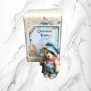 Cherished Teddies Tiny Ted-bear God Bless Us Everyone Boy Bear With ...