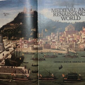 The Medieval and Renaissance World Hardcover Book History of Middle ...