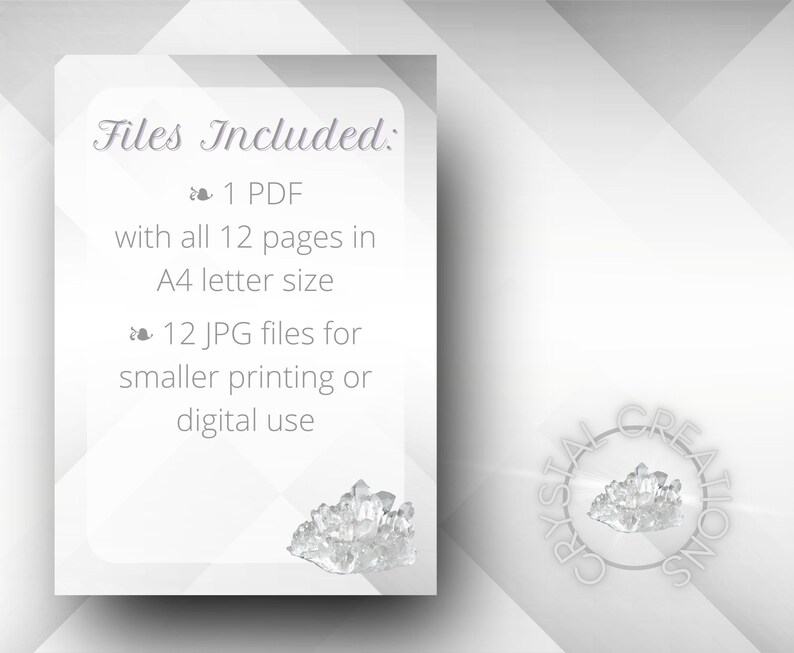 Printable Stationery Set US Letter Head PDF PNG - Instant Download ...