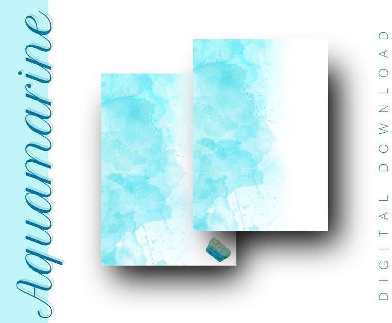 Printable Stationery Set A4 Letter Size PDF - Instant Download Paper ...