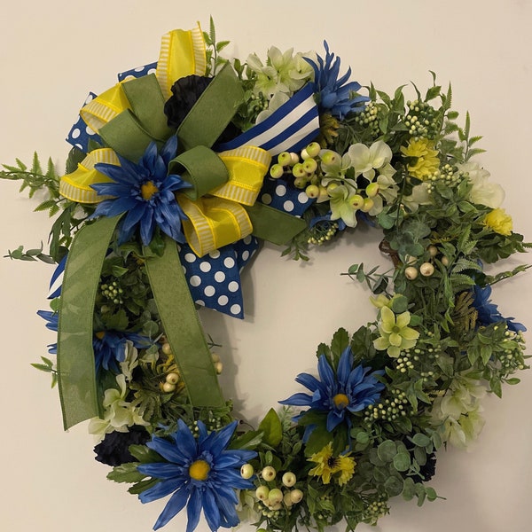 Yellow Wreath - Etsy