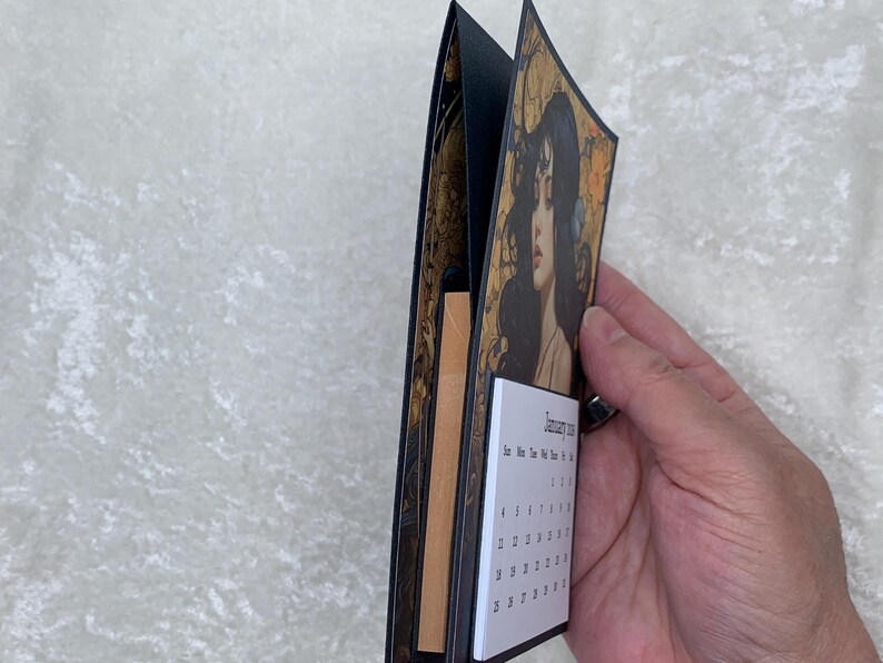 2026 Calendar, Desk Style, Medieval Women Theme, Handmade - Etsy