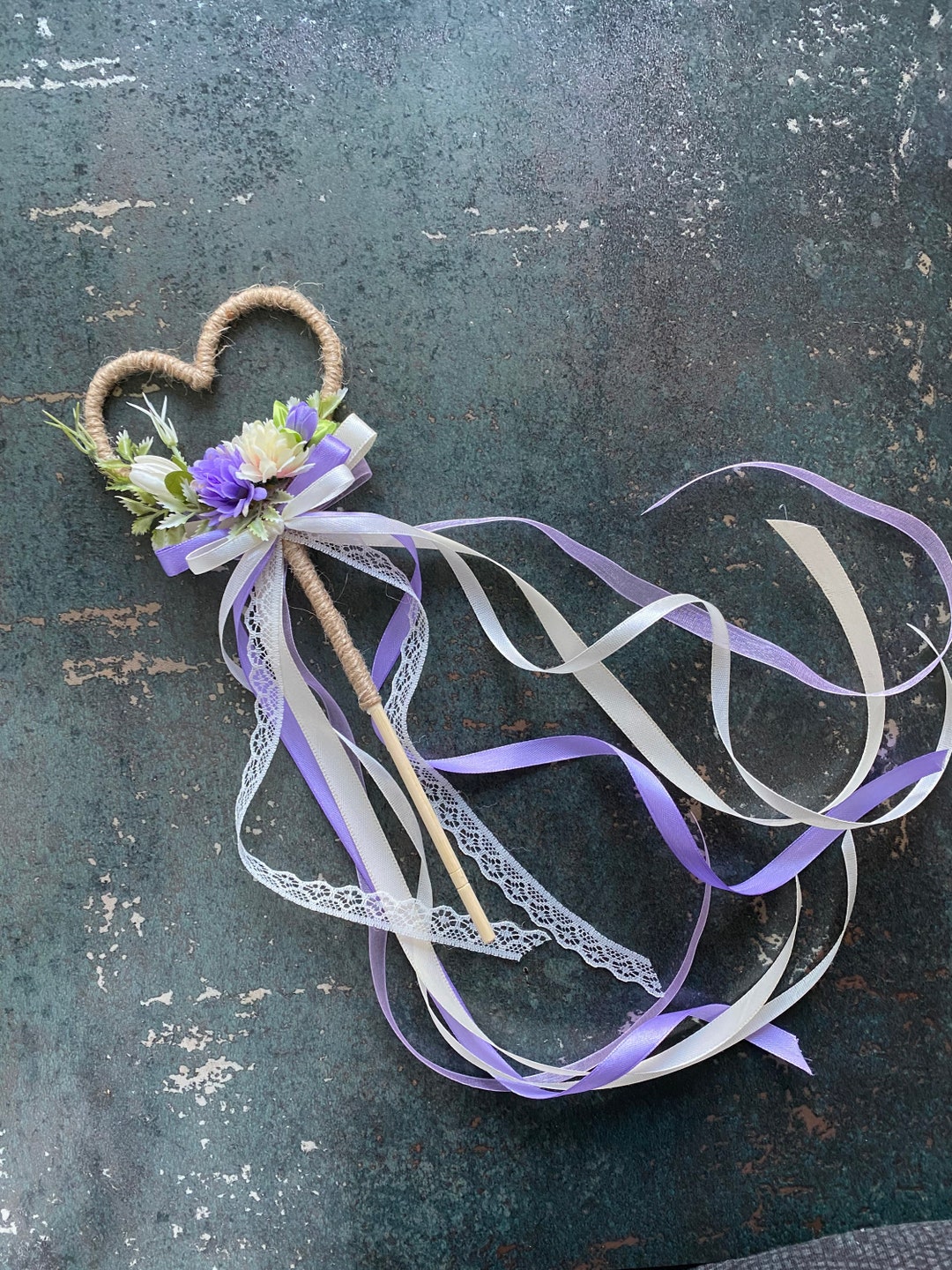 Flower Girl Wand Magic Wand Butterfly Wand Flower Wand Fairy Wand ...