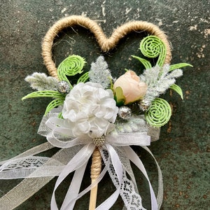 Flower Girl Wand Magic Wand Butterfly Wand Heart Wands Flower Wand ...