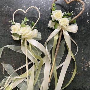 Flower Girl Wand Magic Wand Butterfly Wand Heart Wands Flower Wand ...