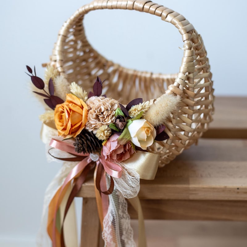 Flower Girl Basket - Etsy