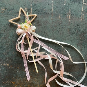 Flower Girl Wand Star Magic Wand Butterfly Wand Flower Wand Fairy Wand ...
