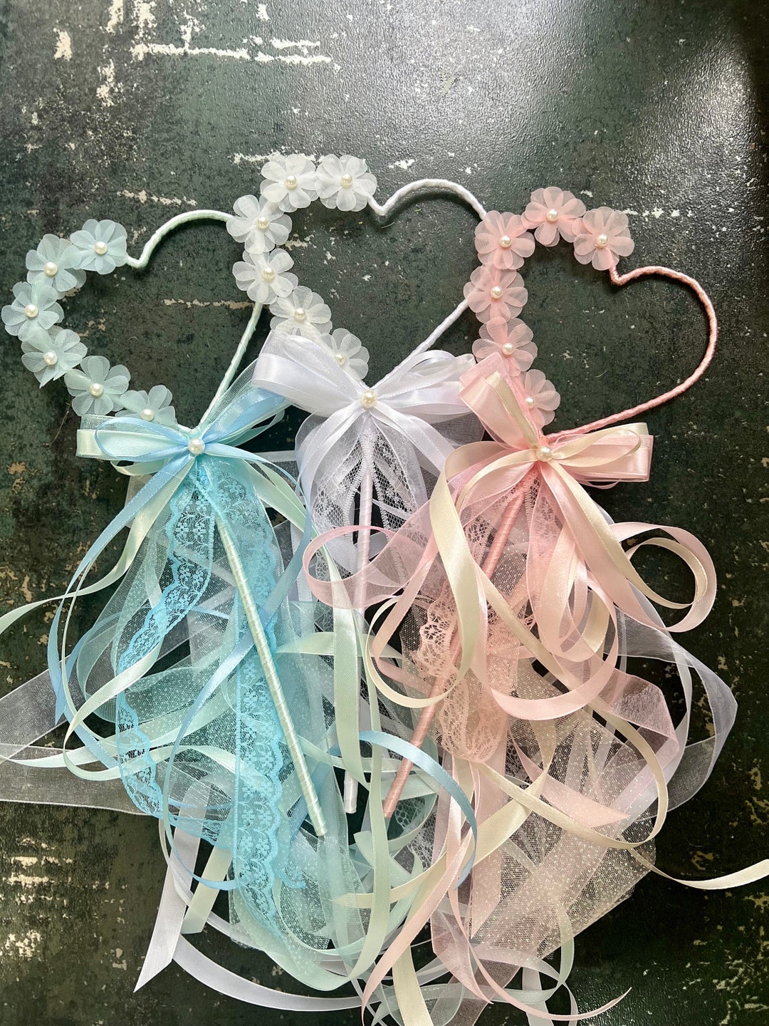 Flower Girl Wand Magic Wand Butterfly Wand Heart Wands Flower Wand ...