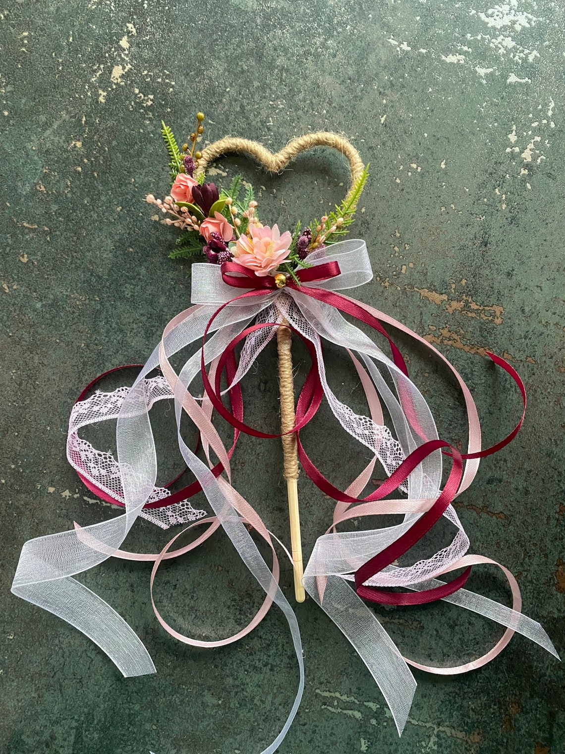 Flower Girl Wand Magic Wand Butterfly Wand Flower Wand Fairy | Etsy