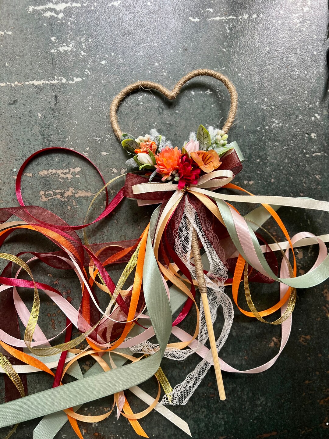 Autumn Flower Girl Wand Magic Wand Wand Flower Wand Fairy Wand Princess ...