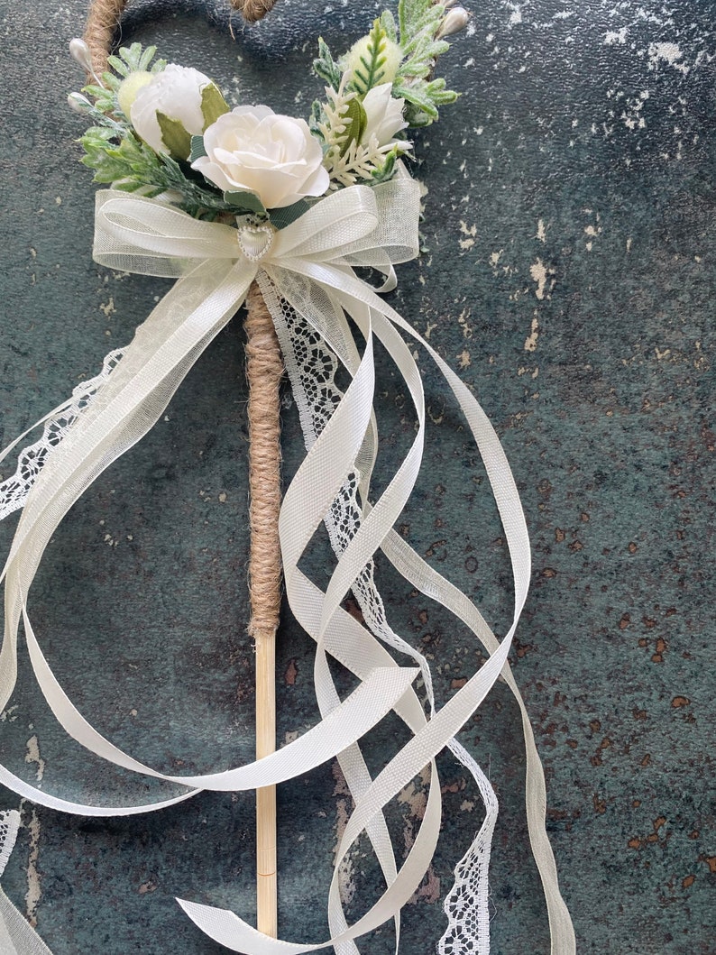 Flower Girl Wand Magic Wand Butterfly Wand Heart Wands Flower - Etsy