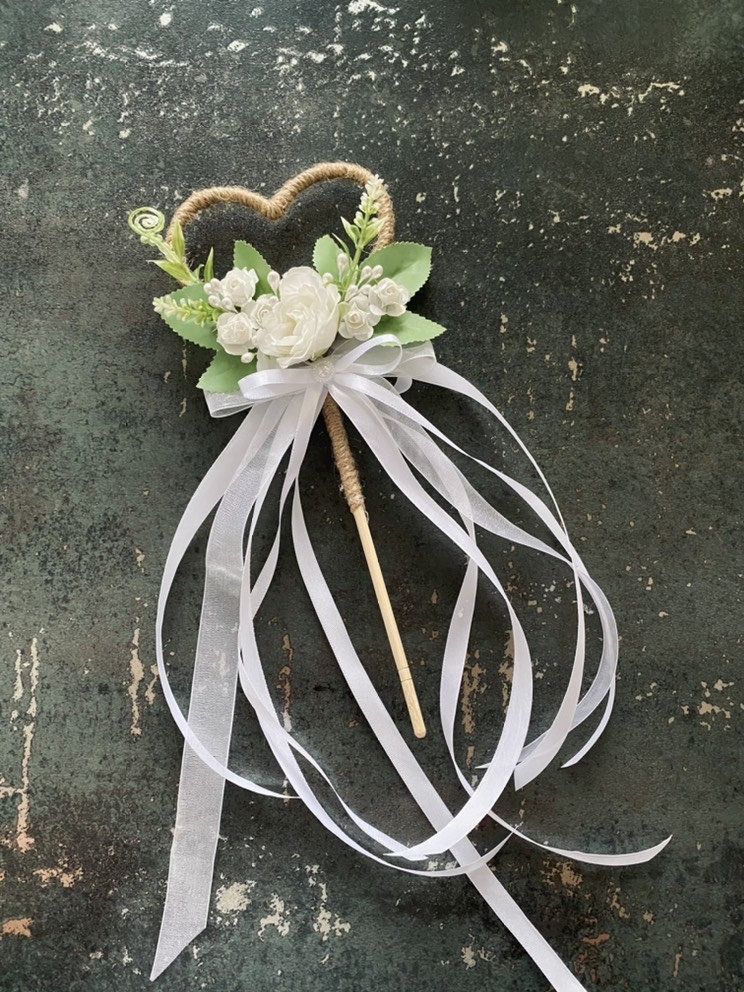 Flower Girl Wand Magic Wand Butterfly Wand Heart Wands Flower - Etsy