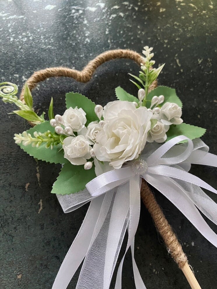 Flower Girl Wand Magic Wand Butterfly Wand Heart Wands Flower - Etsy