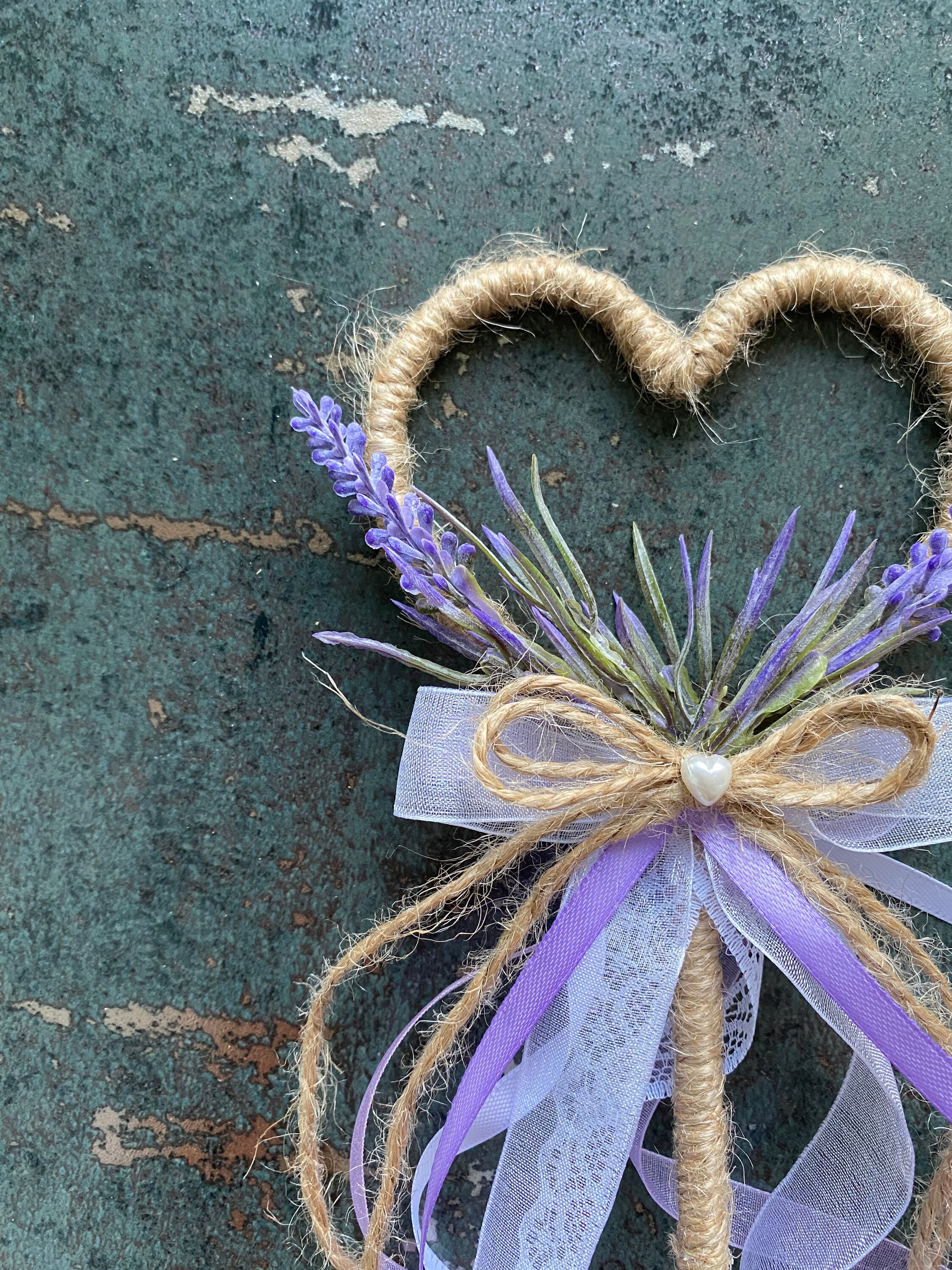 Lavender Heart Flower Girl Wand: Purple Ribbon Fairy Princess Wand - Etsy