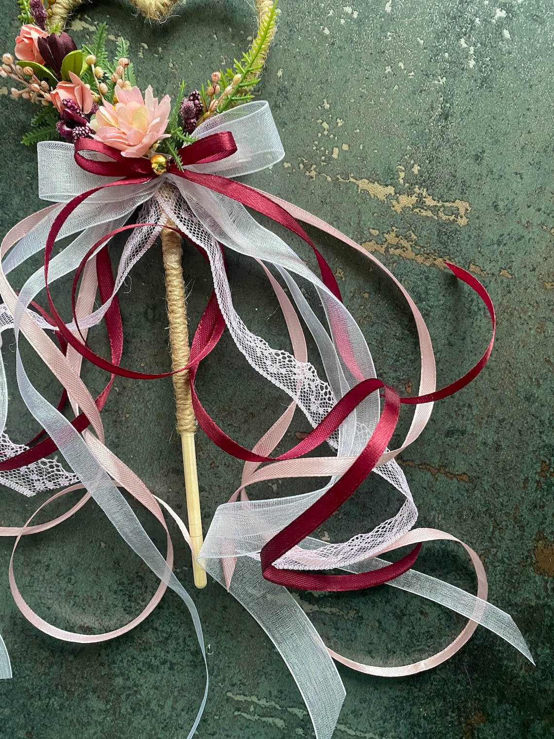 Flower Girl Wand Magic Wand Butterfly Wand Flower Wand Fairy | Etsy