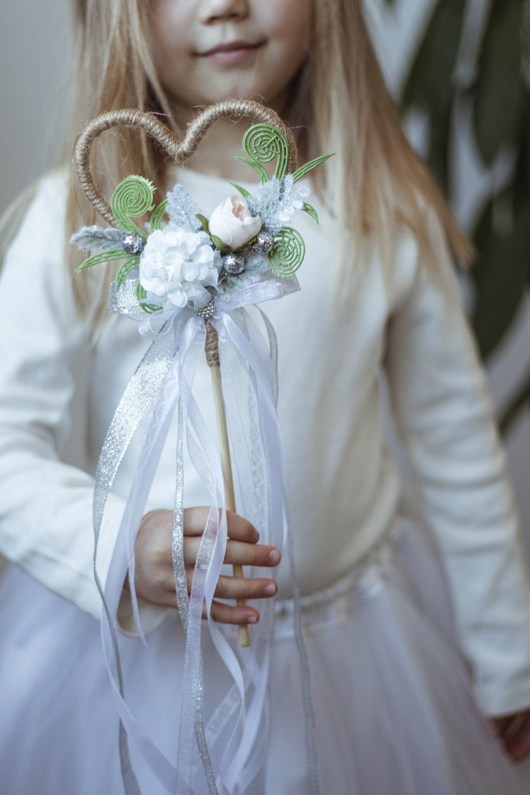 Flower Girl Wand Magic Wand Butterfly Wand Heart Wands Flower Wand ...