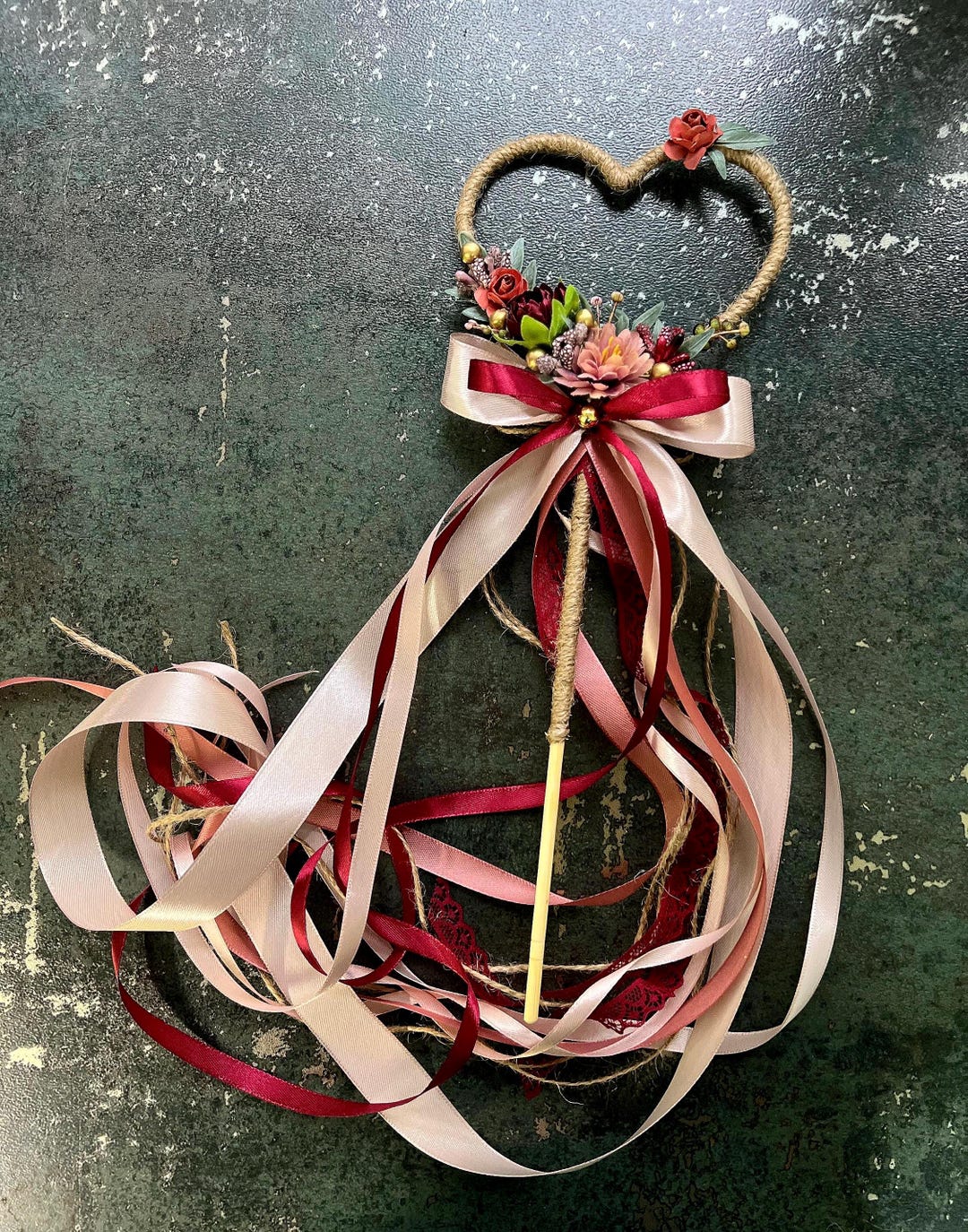 Autumn Flower Girl Wand Magic Wand Butterfly Wand Fairy Wand Princess ...