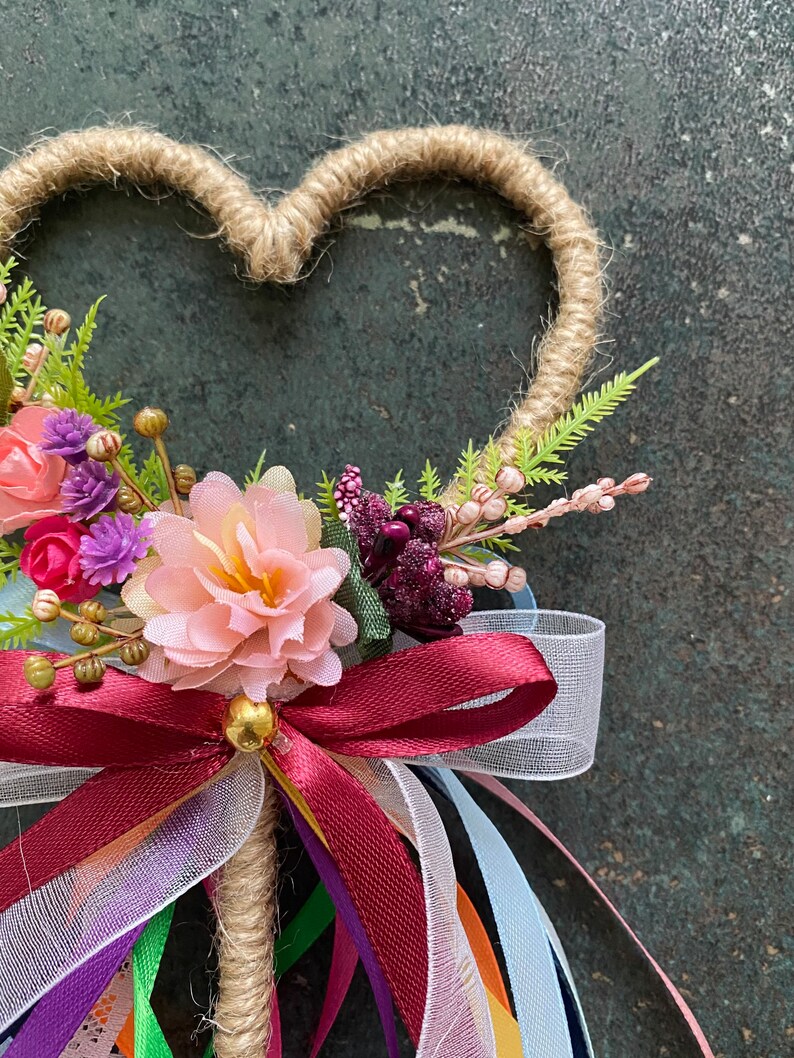 Rainbow Flower Girl Wand Magic Wand Butterfly Wand Flower Wand Fairy ...