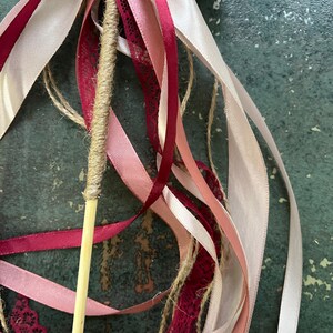 Autumn Flower Girl Wand: Magic Wand Butterfly Flower Wand Fairy Wand ...