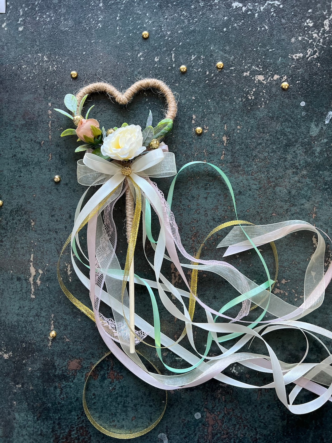 Flower Girl Wand Magic Wand Butterfly Wand Flower Wand Fairy Wand ...