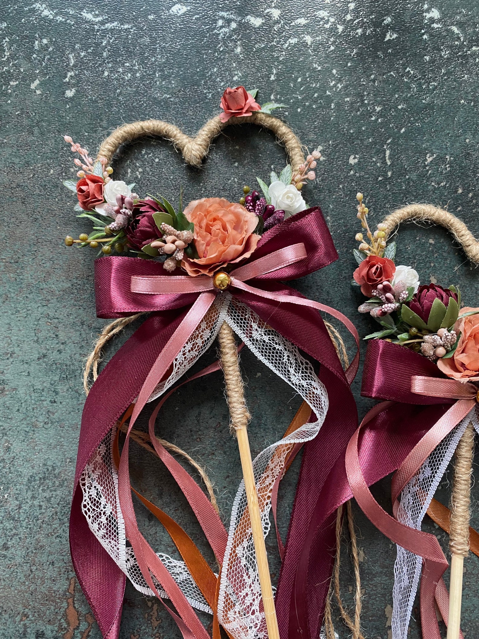 Autumn Flower Girl Wand Magic Wand Butterfly Wand Fairy Wand Princess ...