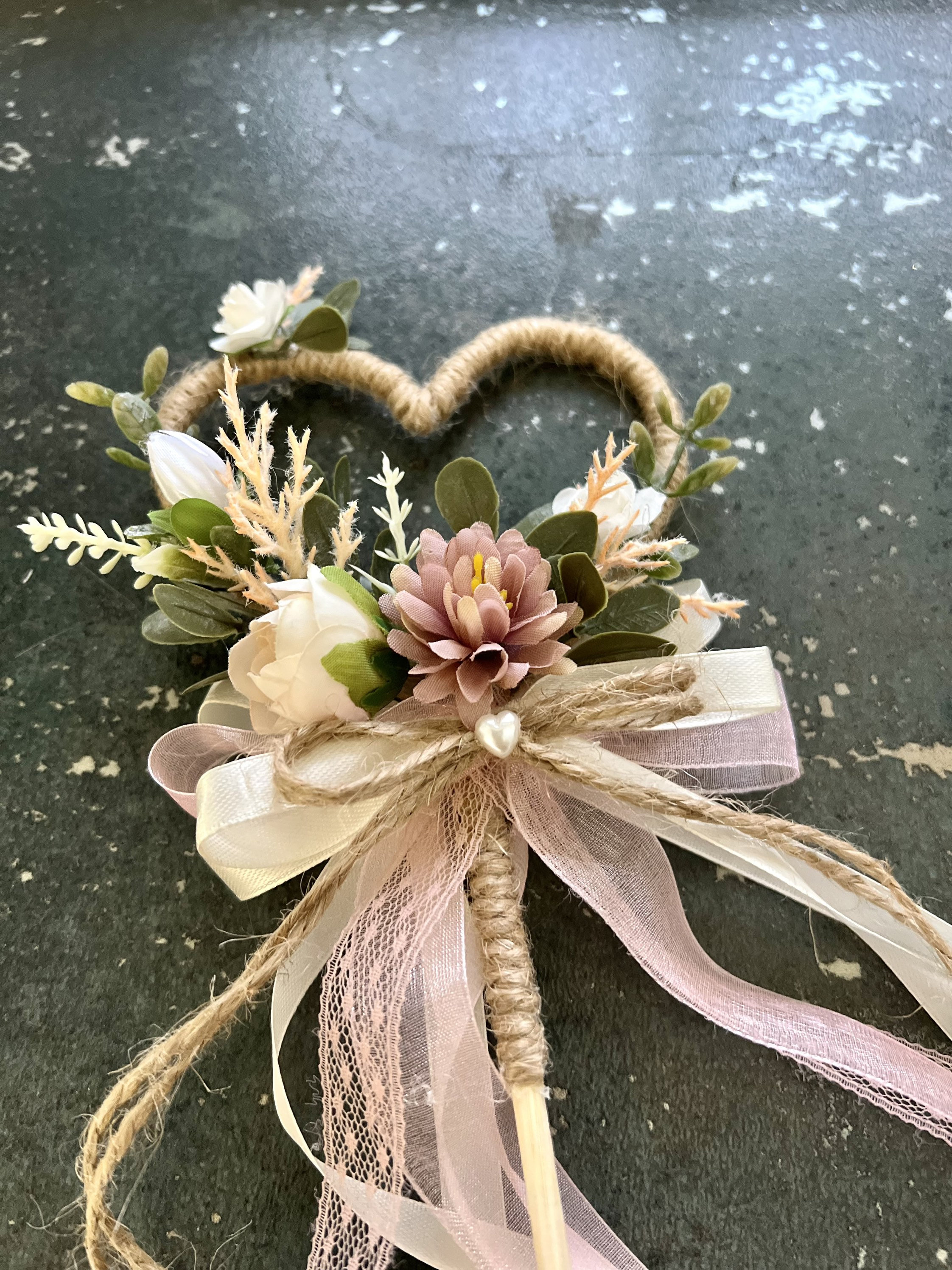 Flower Girl Wand Magic Wand Butterfly Wand Flower Wand Fairy - Etsy